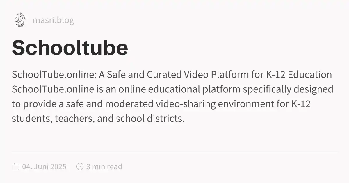 Schooltube